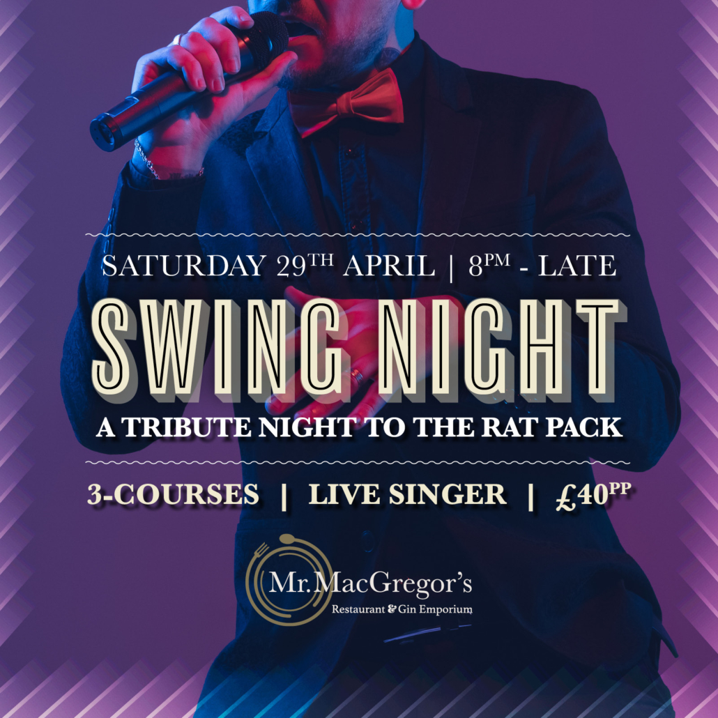 Events at Mr MacGregor's | Live events at Mr MacGregor's