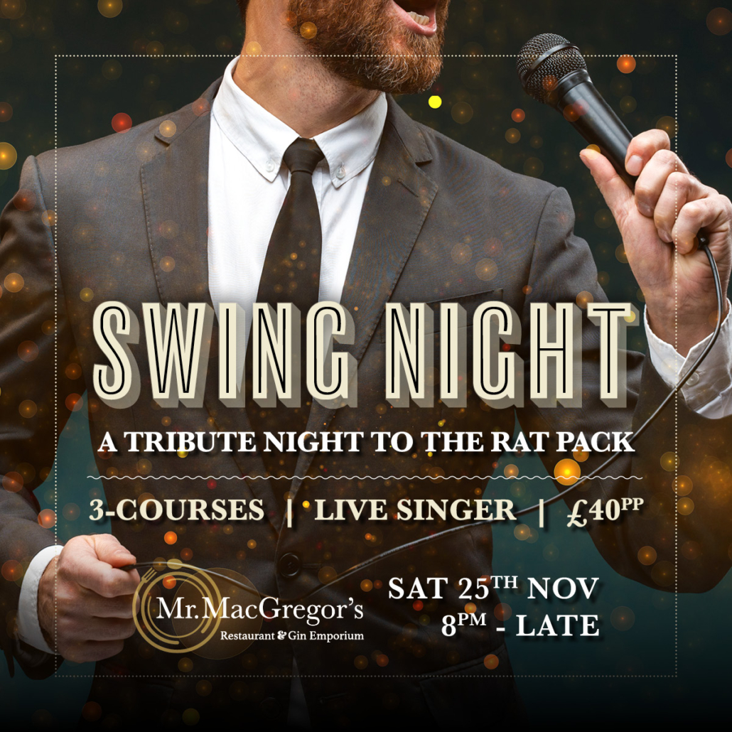 Events at Mr MacGregor's | Live events at Mr MacGregor's